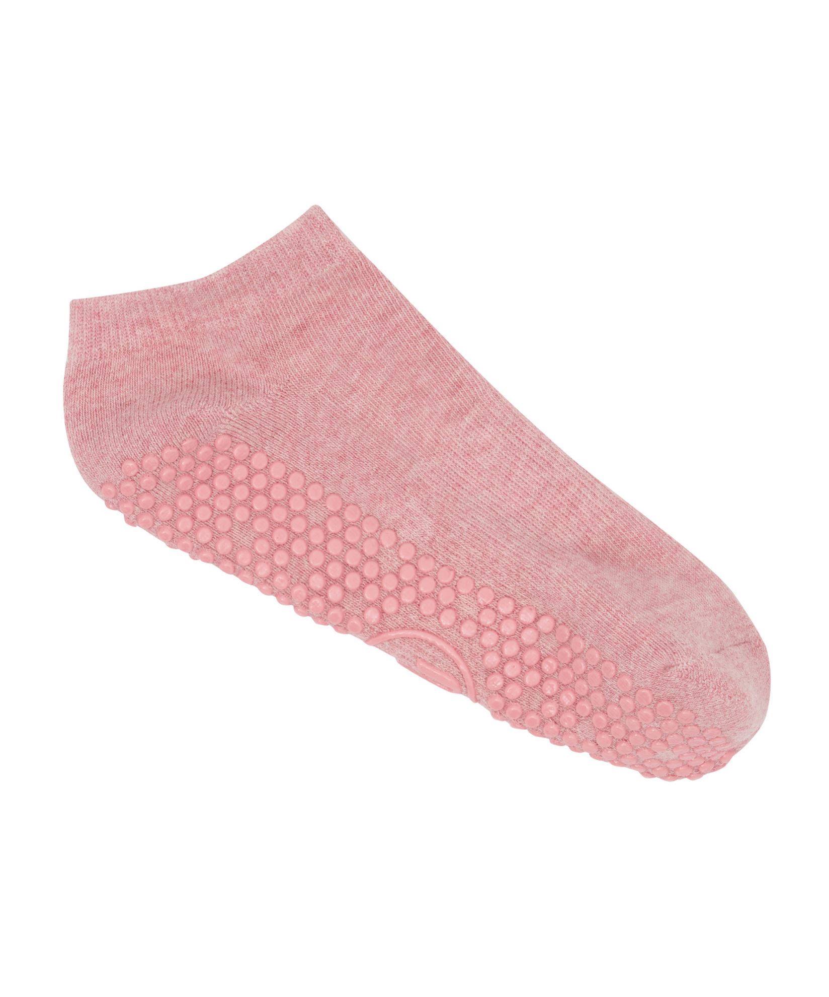 The Pilates Shop. Classic Low Rise Grip Socks - Pink Pursuits